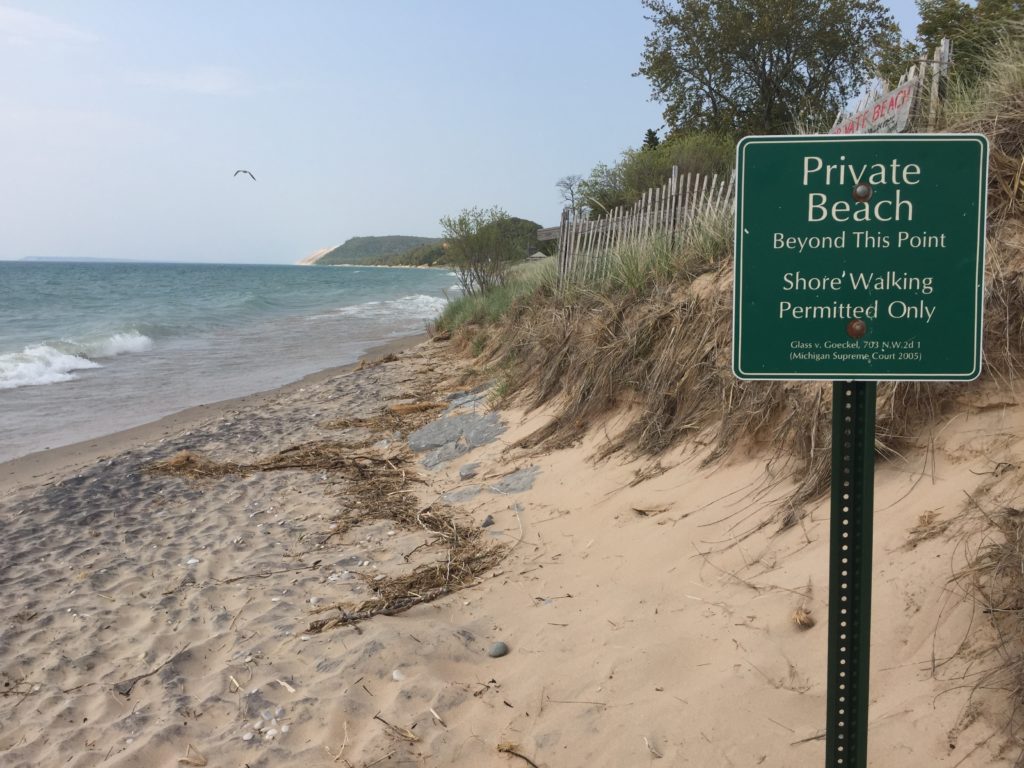 Walking the Water Line — a Legal Right, But Difficult as Great Lakes ...