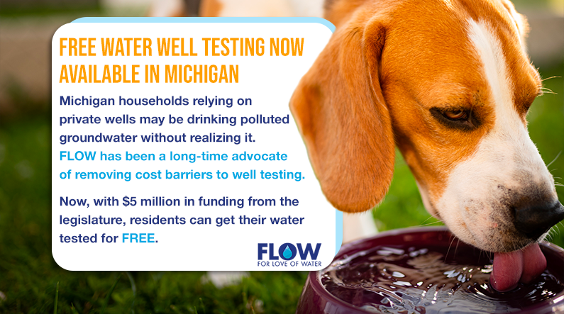 Free water well testing now available in Michigan - Flow Water Advocates
